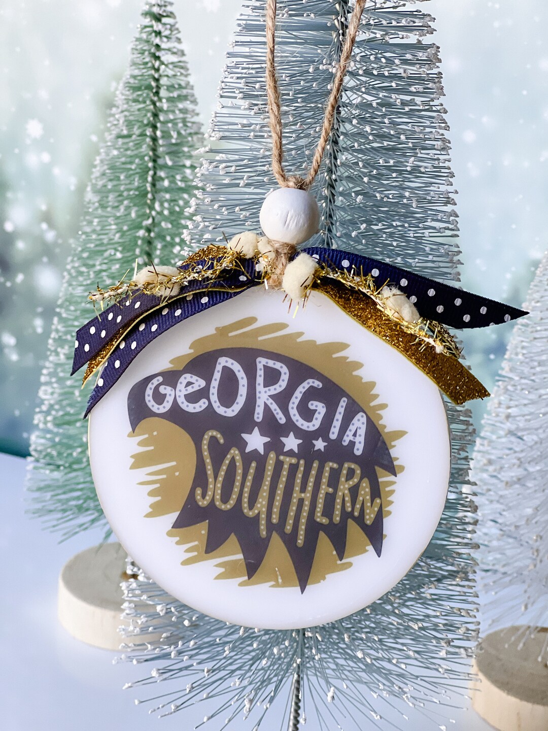 Georgia Southern Eagles Ornament: GSU Alumni Gift - Etsy