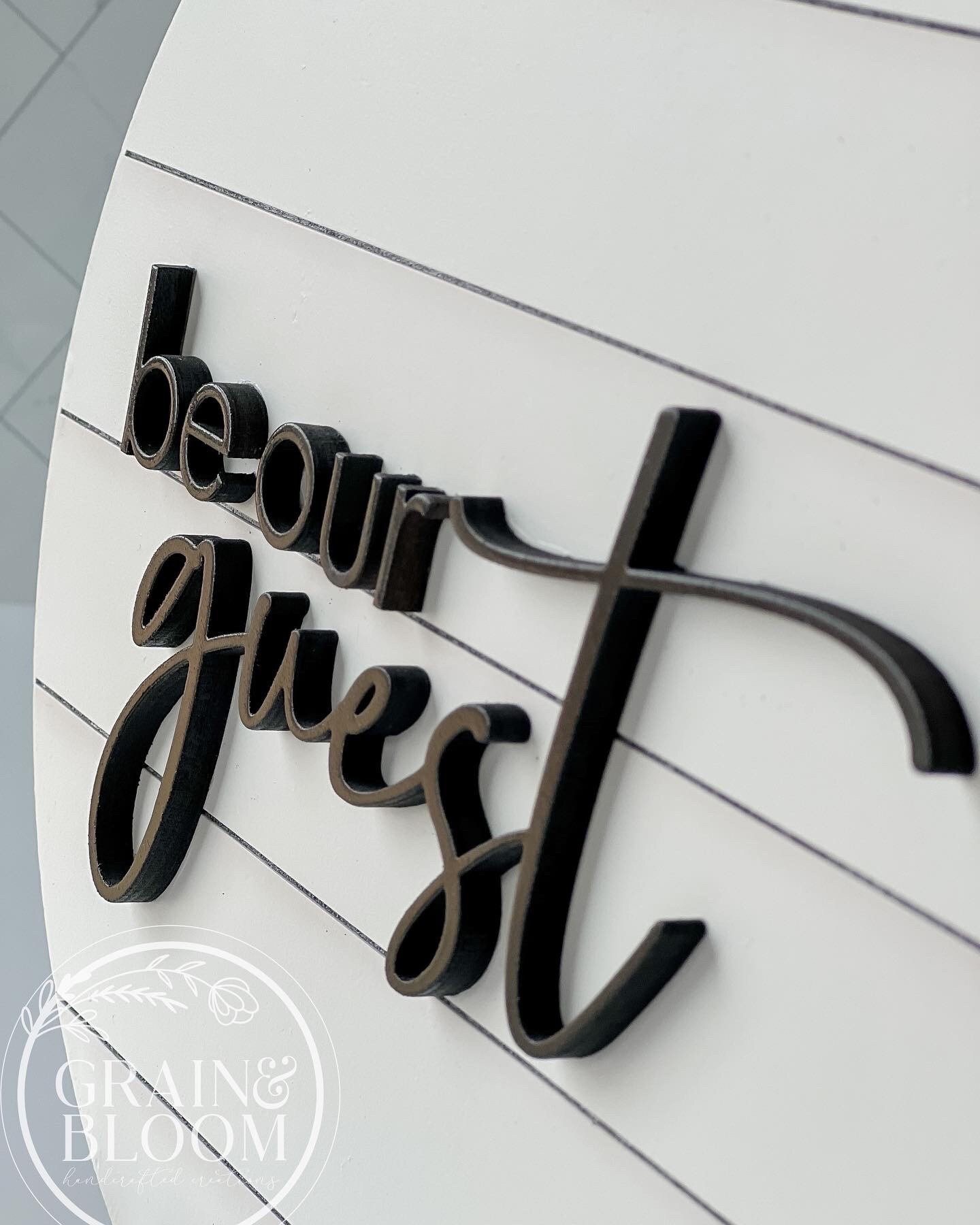 Be Our Guest Sign | Airbnb Decor | Shiplap Sign Housewarming Gift ...