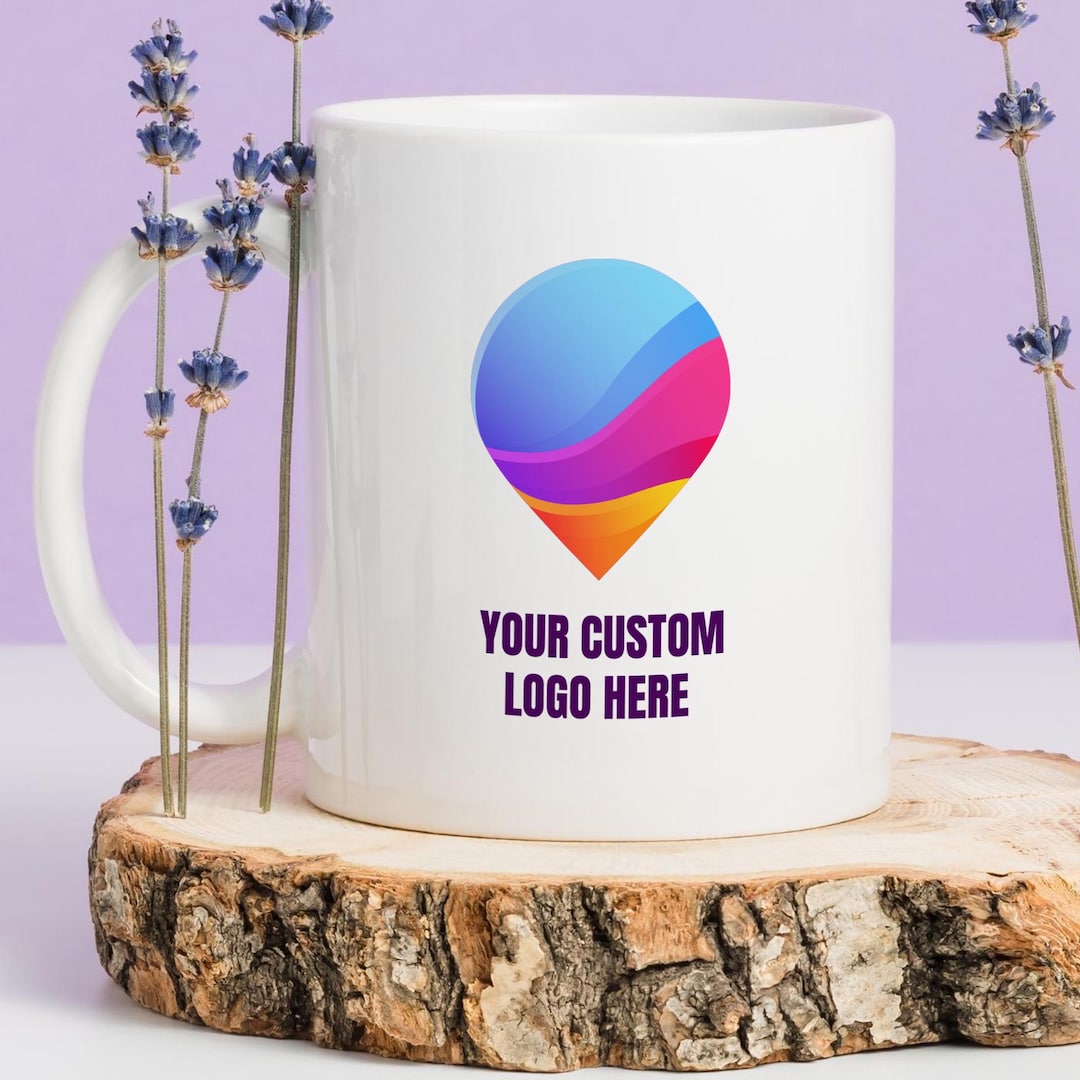Your Custom Logo Mug, Business Logo Gift, Coffee Lover Gift, Custom ...