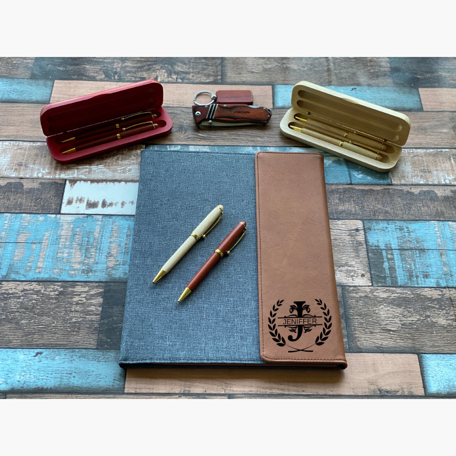 Big Size Personalized Portfolio Custom Notepad Cover - Etsy