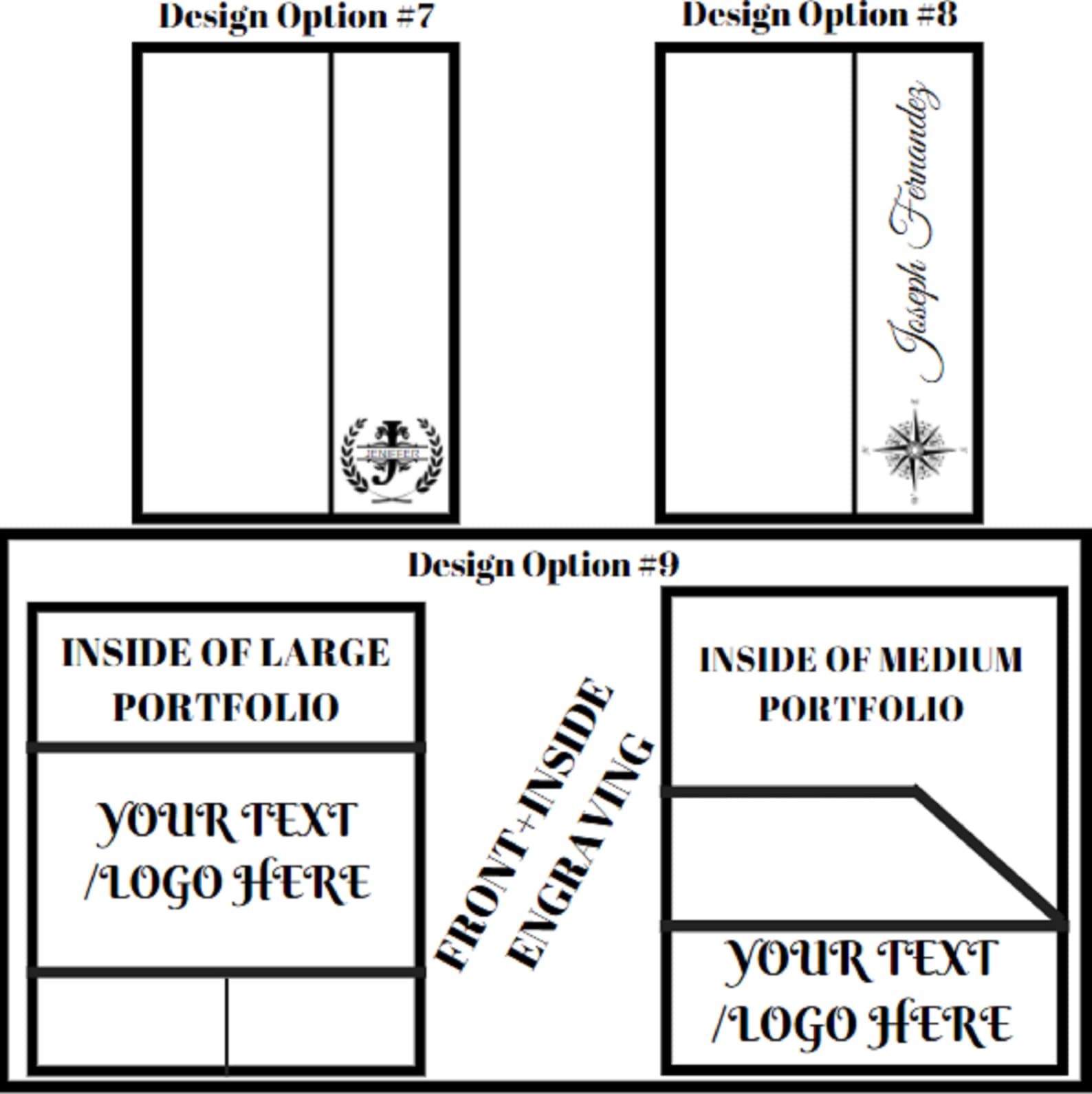 Big Size Personalized Portfolio Custom Notepad Cover - Etsy