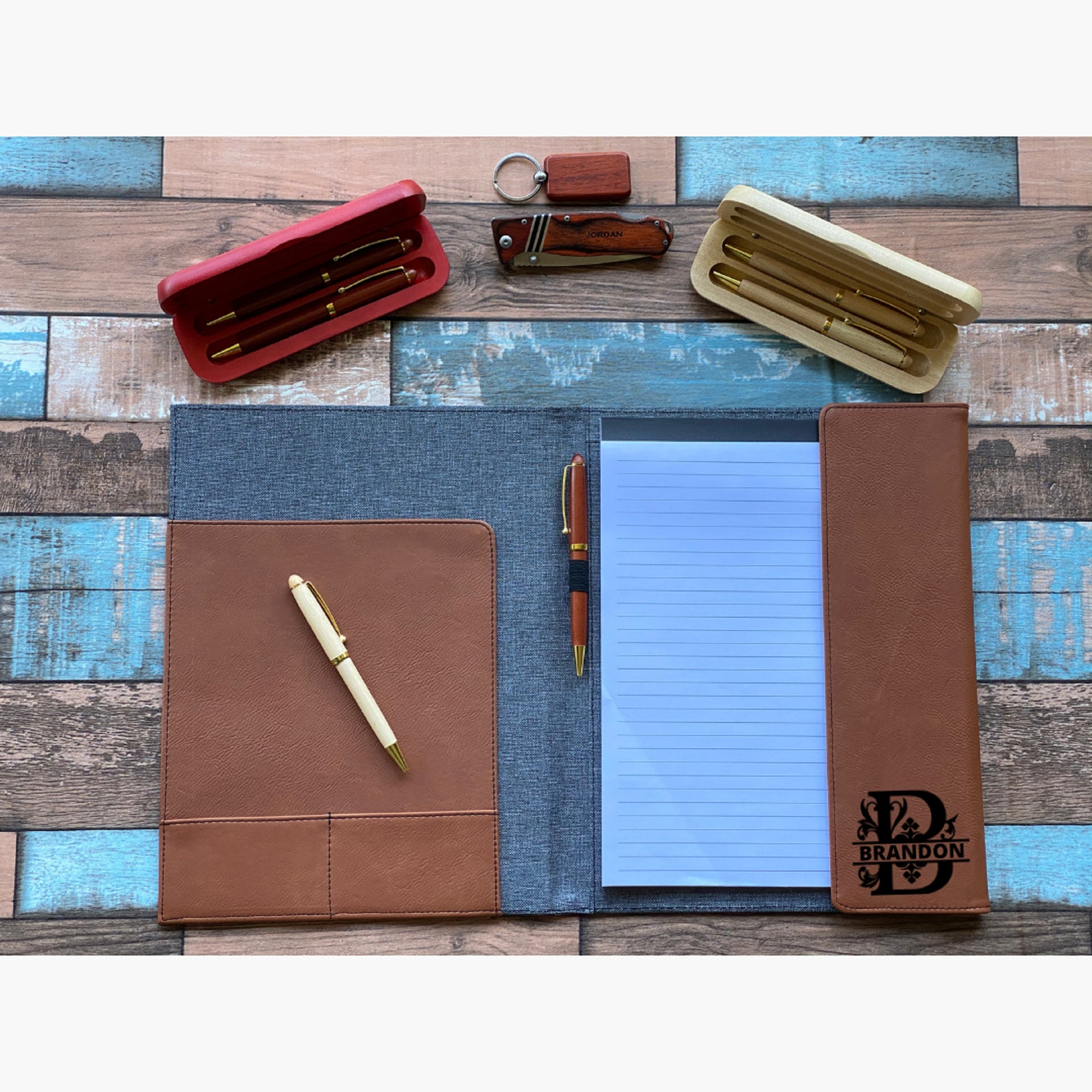 Big Size Personalized Portfolio Custom Notepad Cover - Etsy