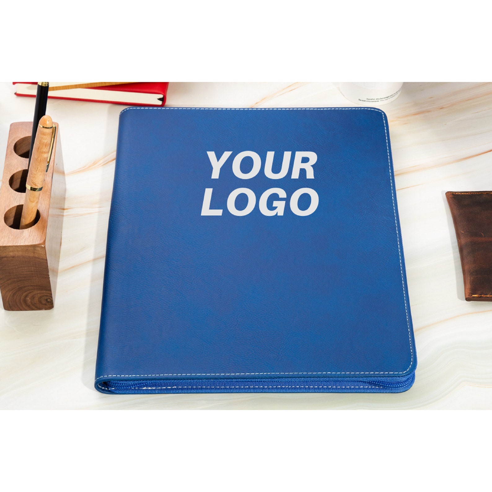 Big Size Personalized Portfolio Zipper Portfolio Business | Etsy