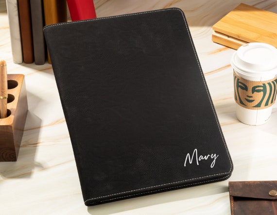 Big Size Personalized Portfolio Zipper Portfolio Business | Etsy