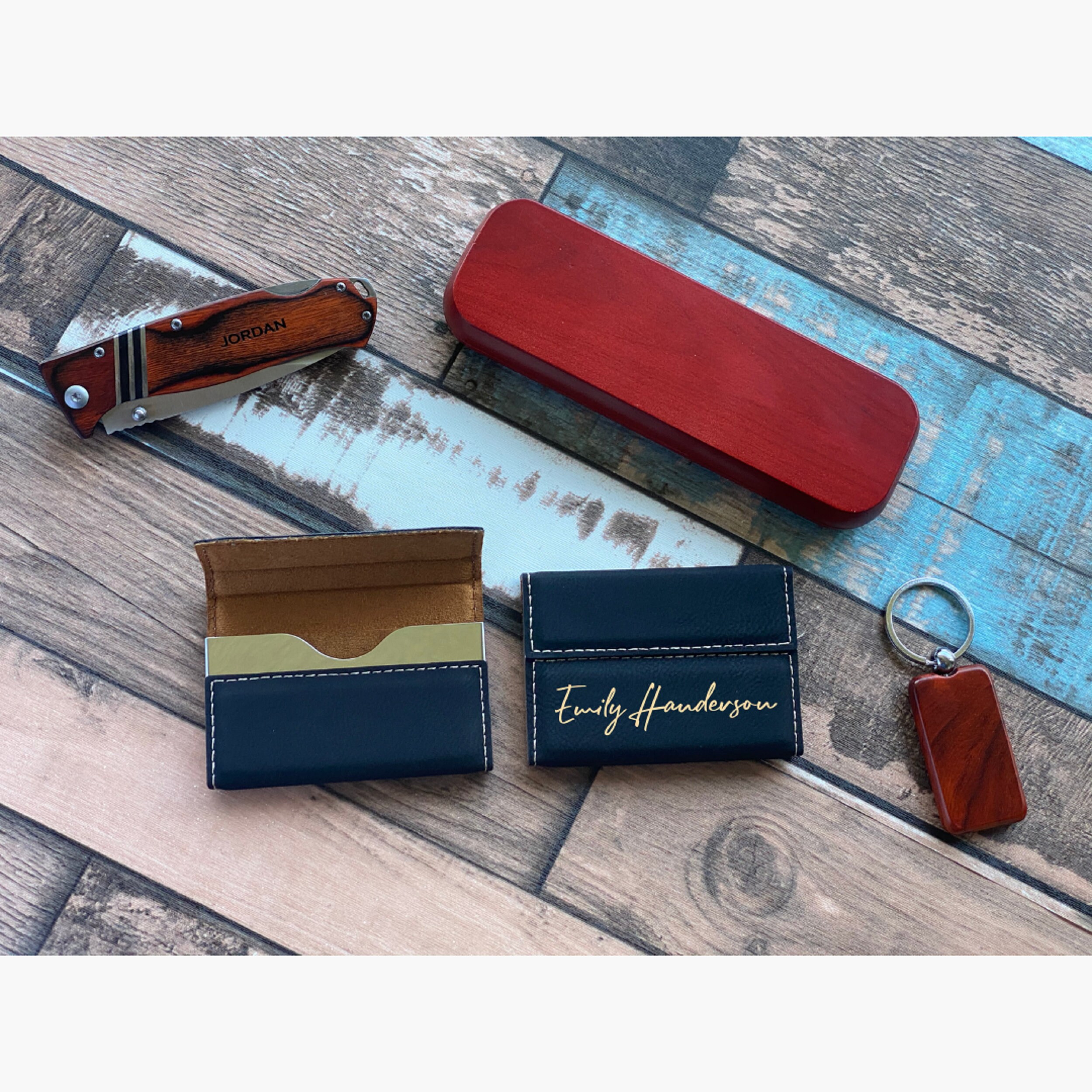 Customized Business Card Holder Personalized Business Card | Etsy