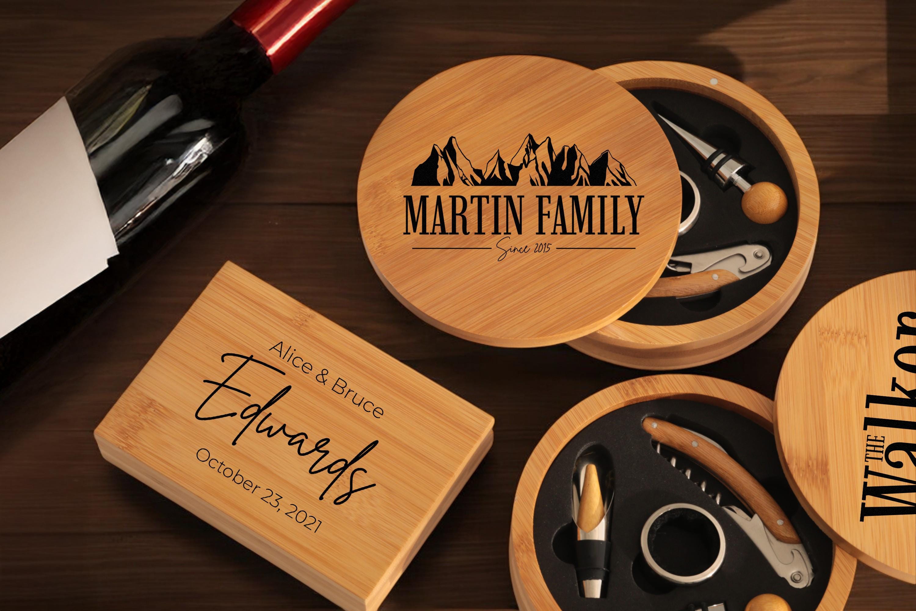 Custom Wine Tool Set, Personalized Wine Tool Set, Wedding Gift, Custom ...