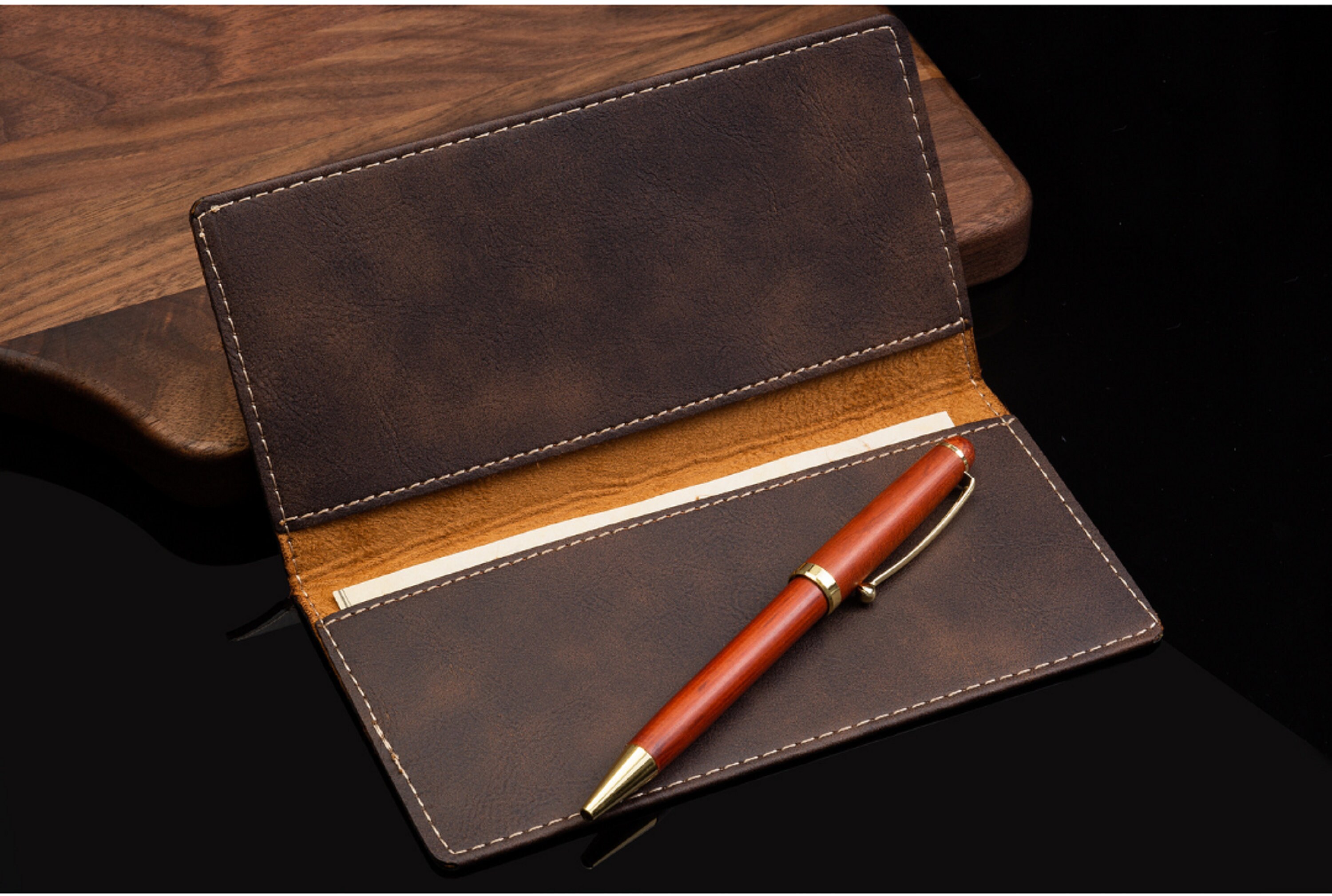 Personalized Checkbook Cover, Leather Checkbook, Checkbook Wallet and ...