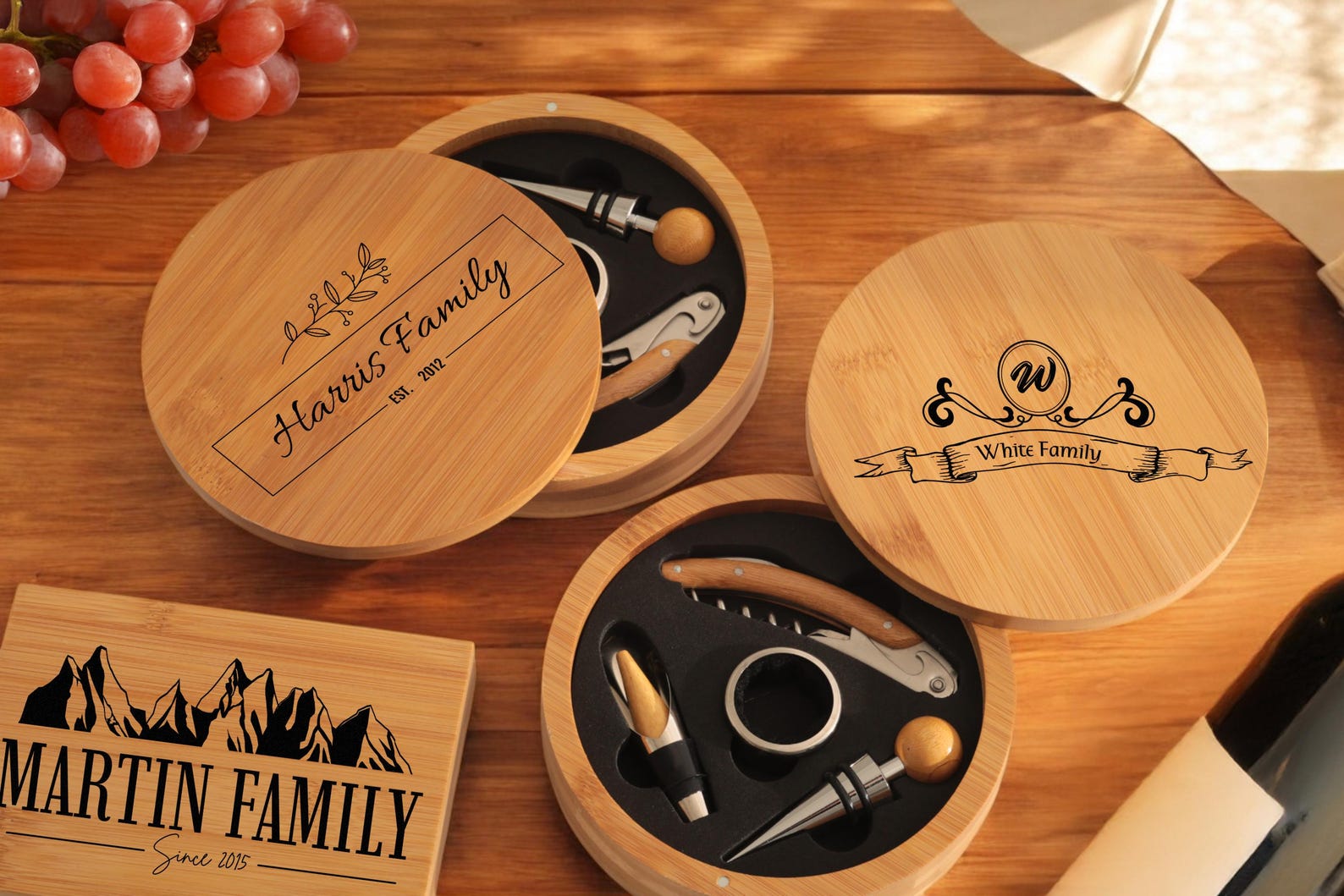 Custom Wine Tool Set, Personalized Wine Tool Set, Wedding Gift, Custom ...