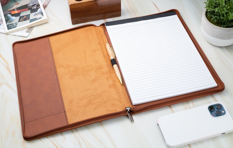 Big Size Personalized Portfolio, Zipper Portfolio , Business Portfolio ...