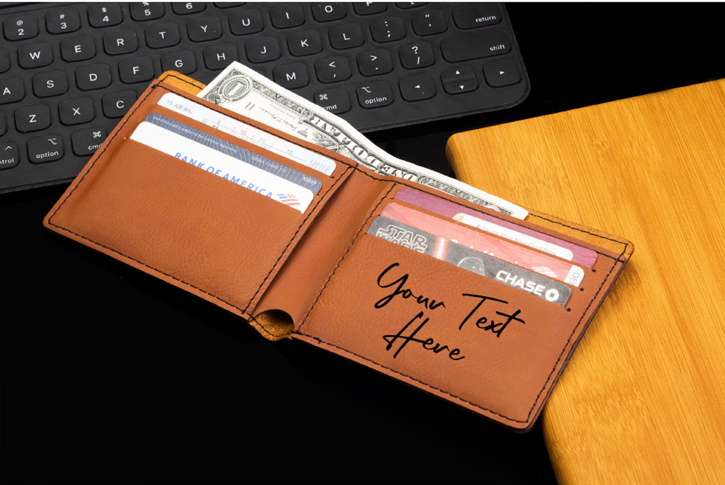 Fathers Day Gift fathers Day Wallet Personalized Wallet - Etsy
