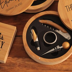 Custom Wine Tool Set, Personalized Wine Tool Set, Wedding Gift, Custom ...