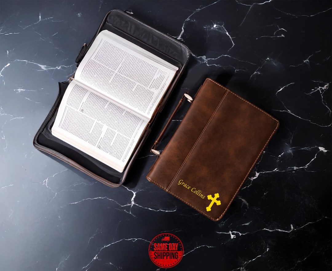 Customized Engraved Bible Cover, Personalized Bible Cover, Monogrammed ...