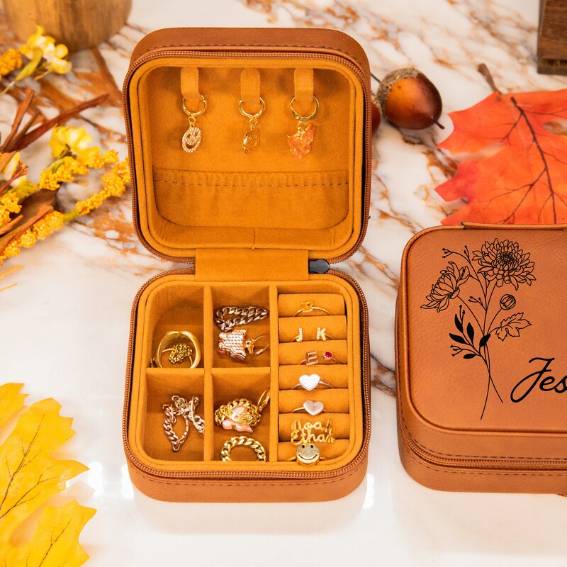 Leather Jewelry Box - Etsy