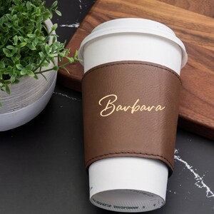 Personalized Coffee Cup Sleeve, Custom Coffee Sleeve, Custom Cup Sleeve ...