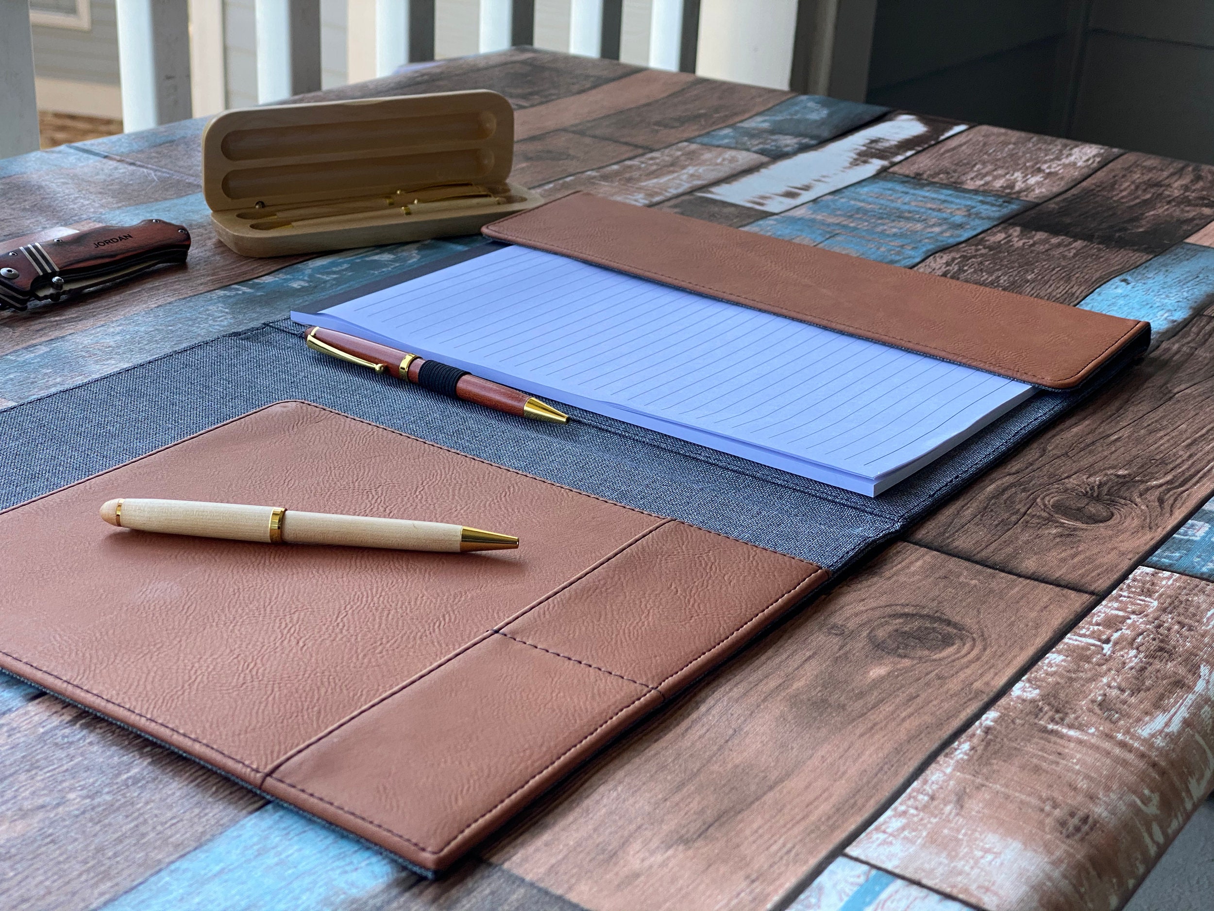 Personalized Portfolio, Custom Notepad Cover, Business Portfolio ...
