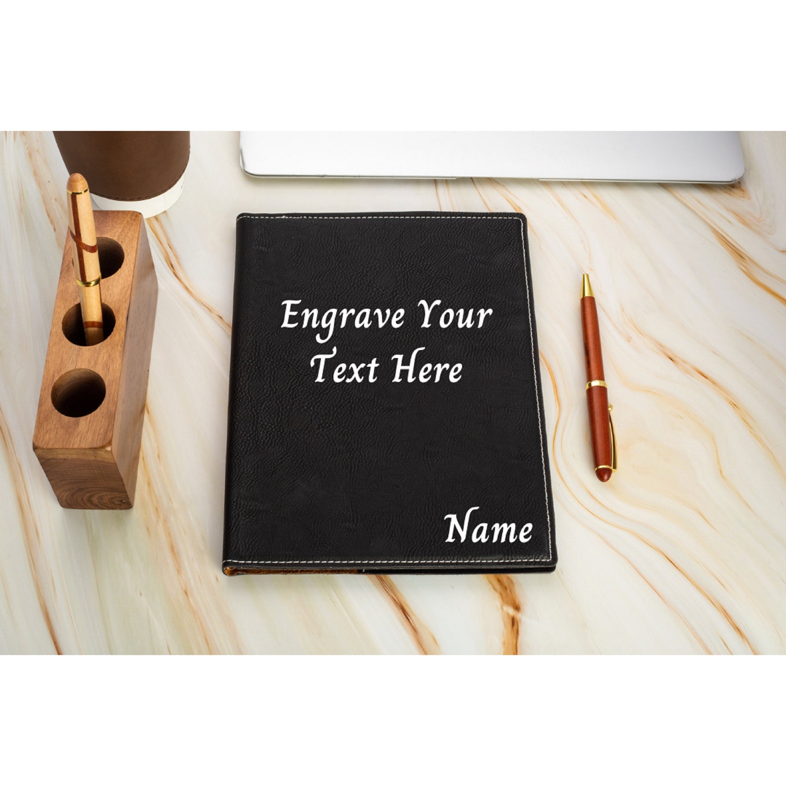 Personalized Refillable Portfolio Custom Notepad Cover - Etsy