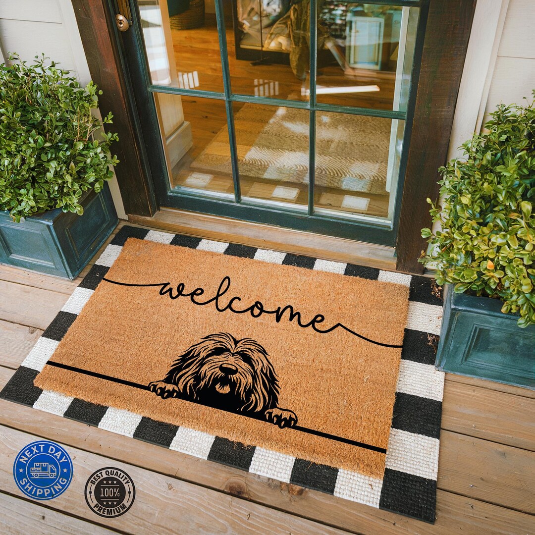 Custom Dog Breed Doormat, Dog Lovers Gift, Welcome Doormat ...