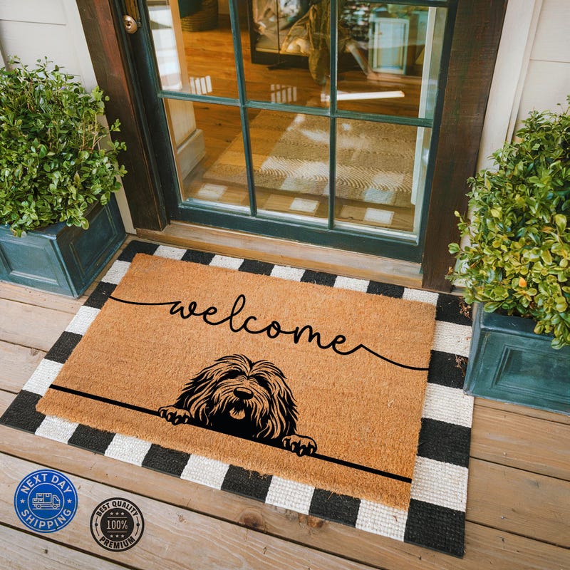 Personalized Doormat Dog Door Mat - Etsy