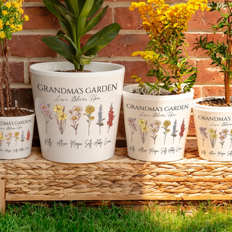 Personalized Flower Pot - Etsy