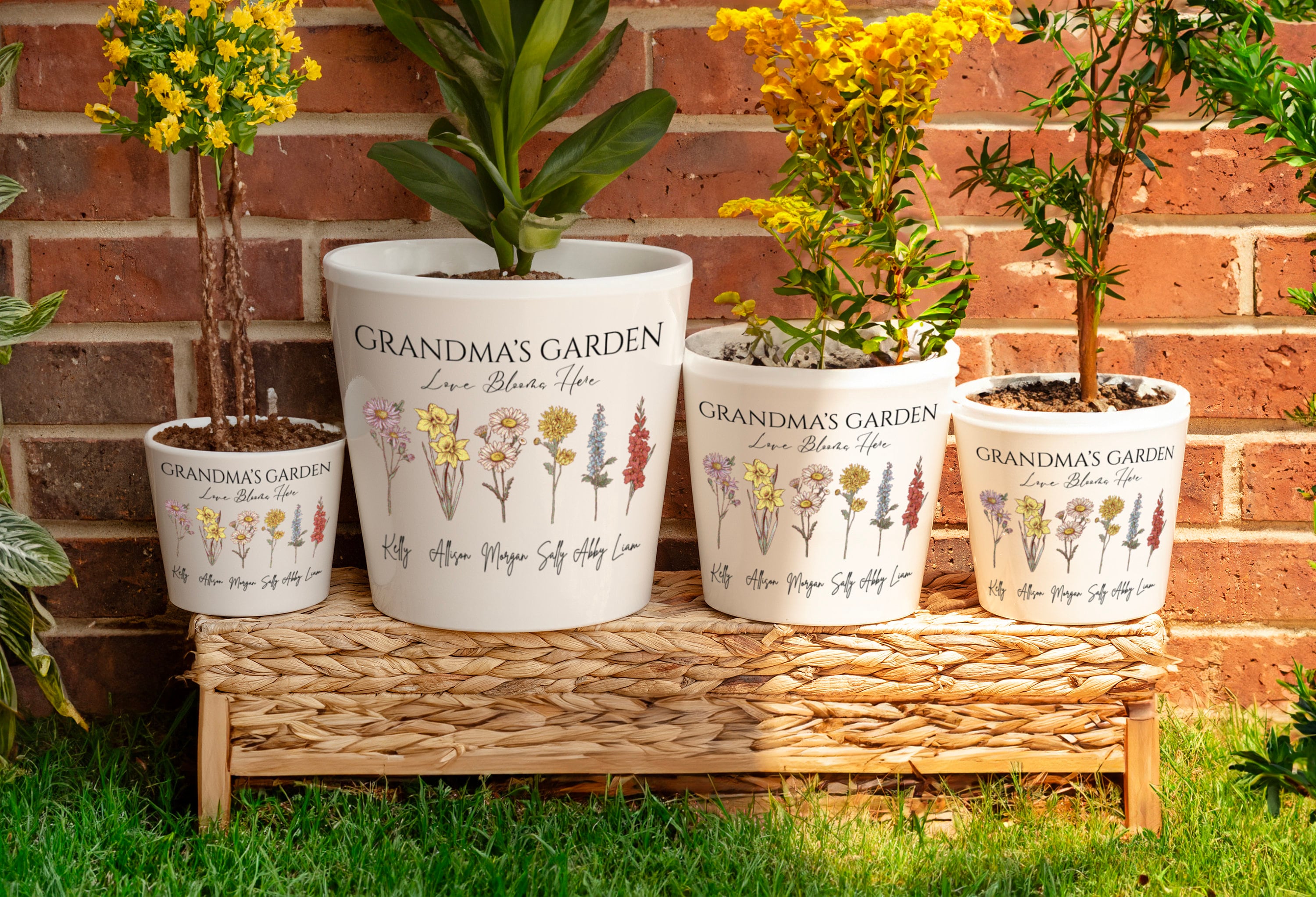 Personalized Outdoor Planter