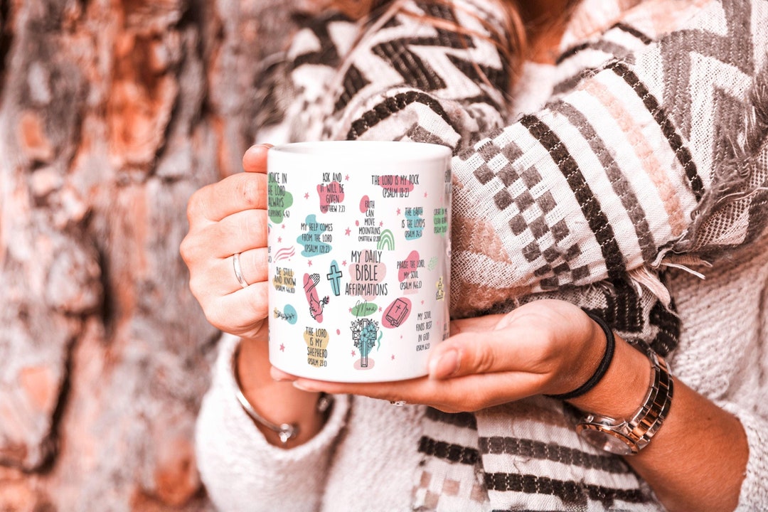 My Daily Sobriety Affirmation Mug, Affirmation Quote Mug, Positive Affirmation Words Mug ...