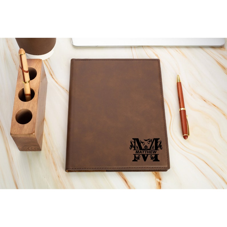 Personalized Refillable Portfolio, Custom Notepad Cover, Business ...