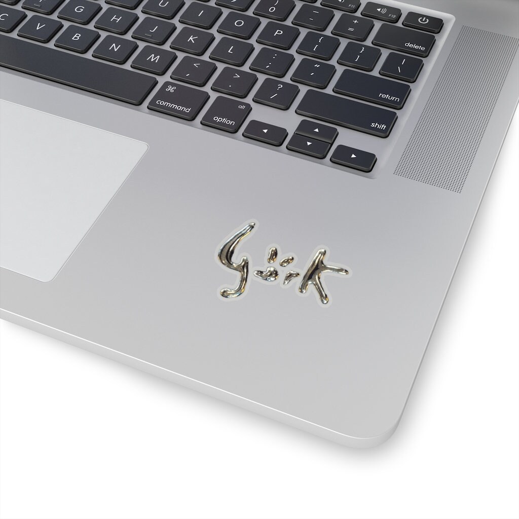 Bjork Metallic Logo Sticker - Etsy