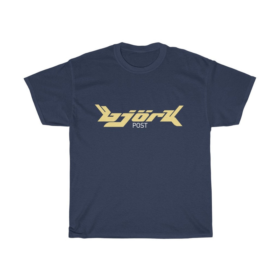 Bjork Post Vintage Logo Tshirt ( Light Melon / White ) - Etsy