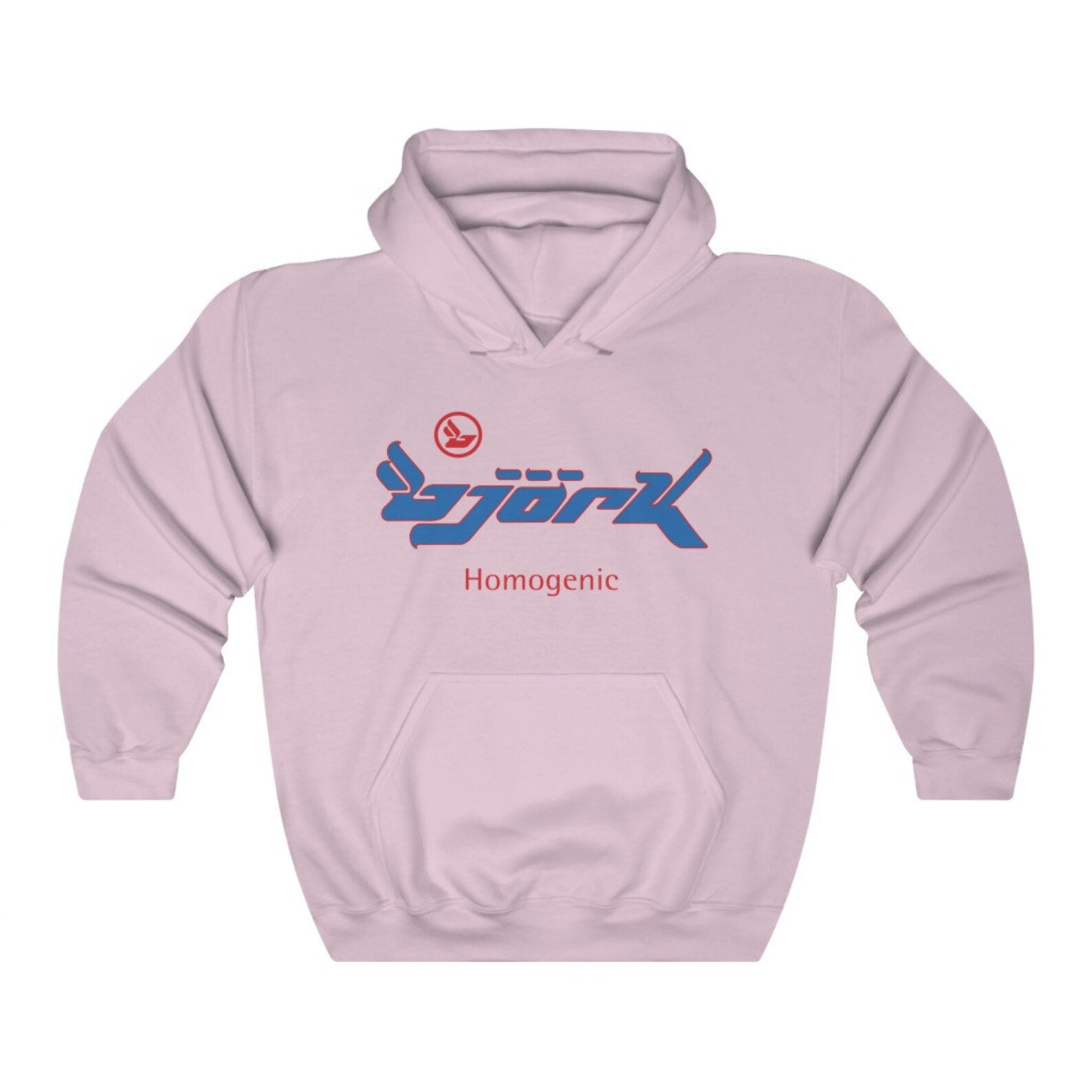 Bjork Homogenic Blue Logo Hoodie - Etsy