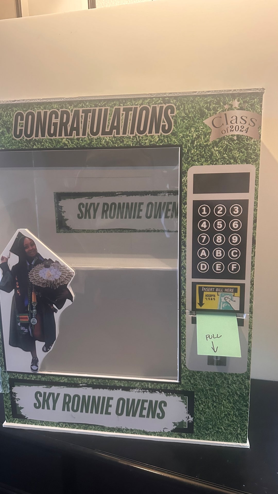 Customizable Vending Machine Box 18 X 24 Inch Extra Large - I Will ...