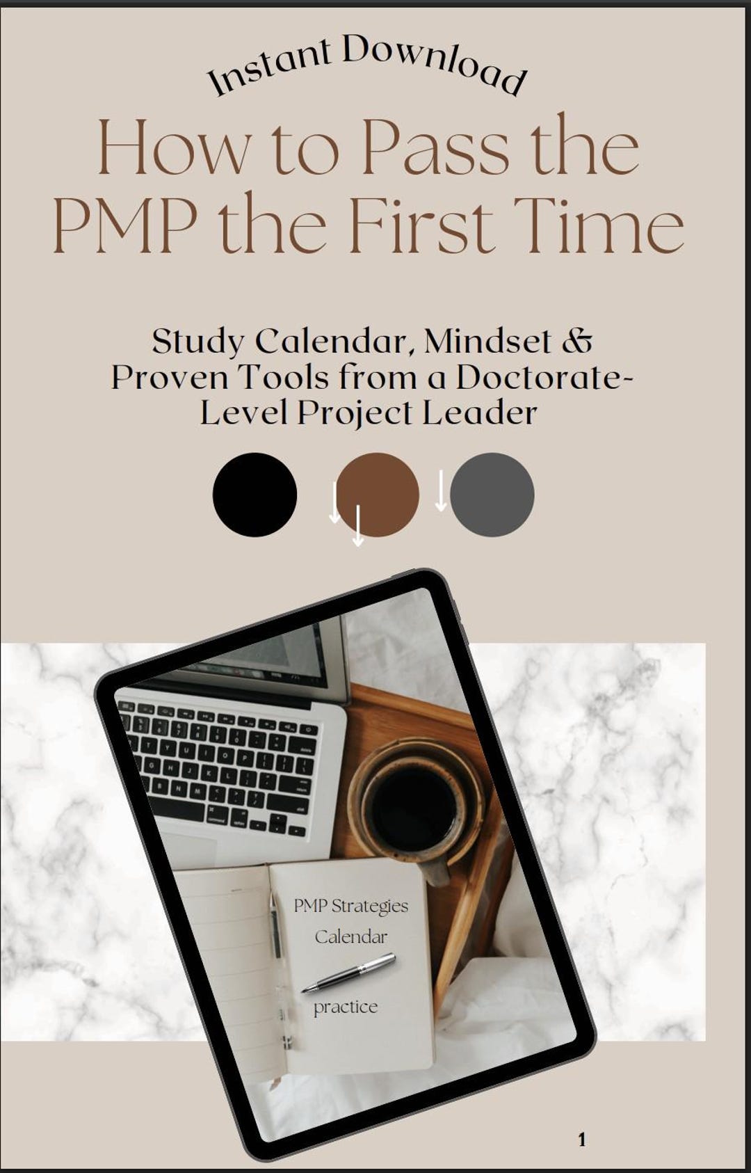How to Pass the PMP the First Time - With Study Tools - Etsy