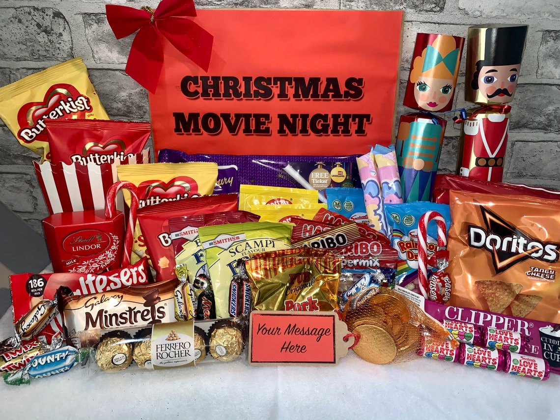 Christmas Movie Night Hamper GiftBox | Etsy
