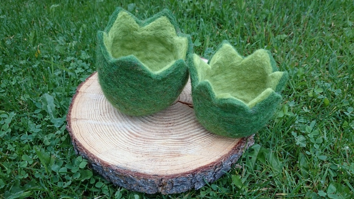 Felt Bowl for Favorite Pieces Jewellery Storage Made of Felt - Etsy
