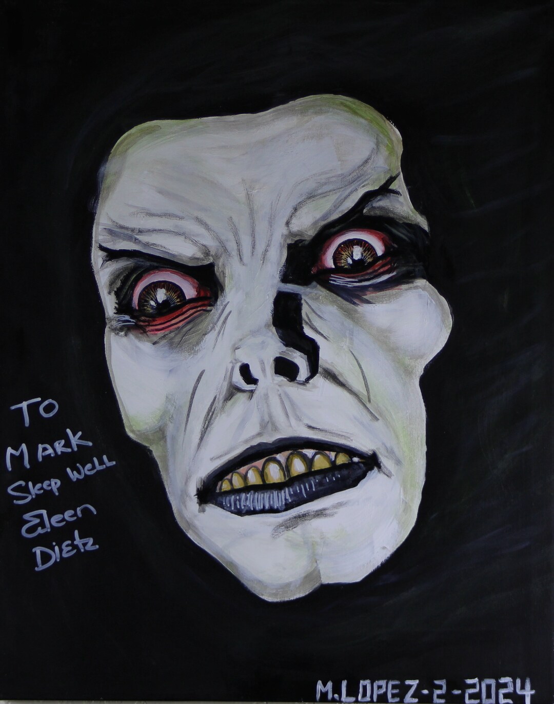 Exorcist Art, Pazuzu Art, Captain Howdy - Etsy