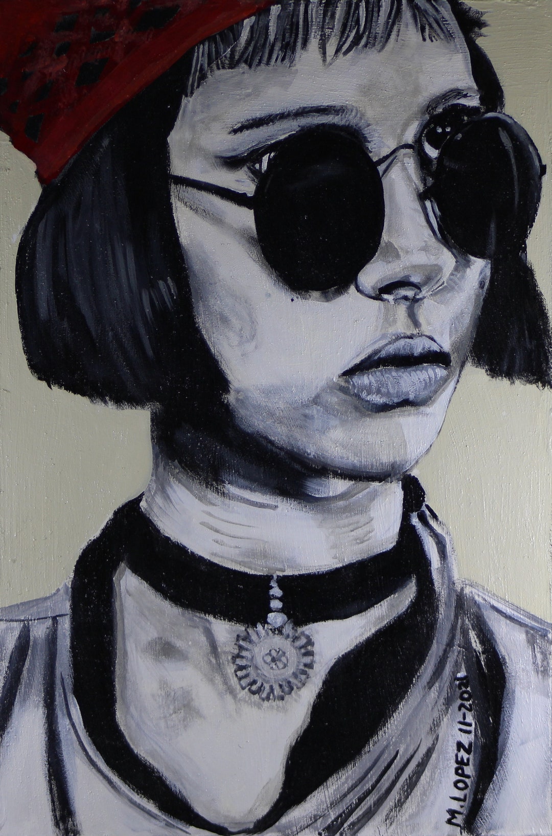The Professional Art-- Matilda-- Portman Art - Etsy