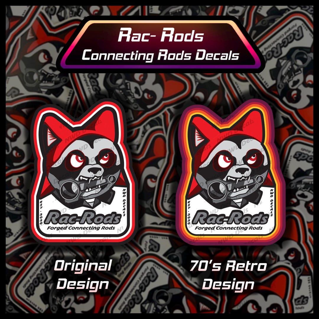 Fake Car Brand Sponsor Raccon Rods Forged Connecting Rods - Etsy