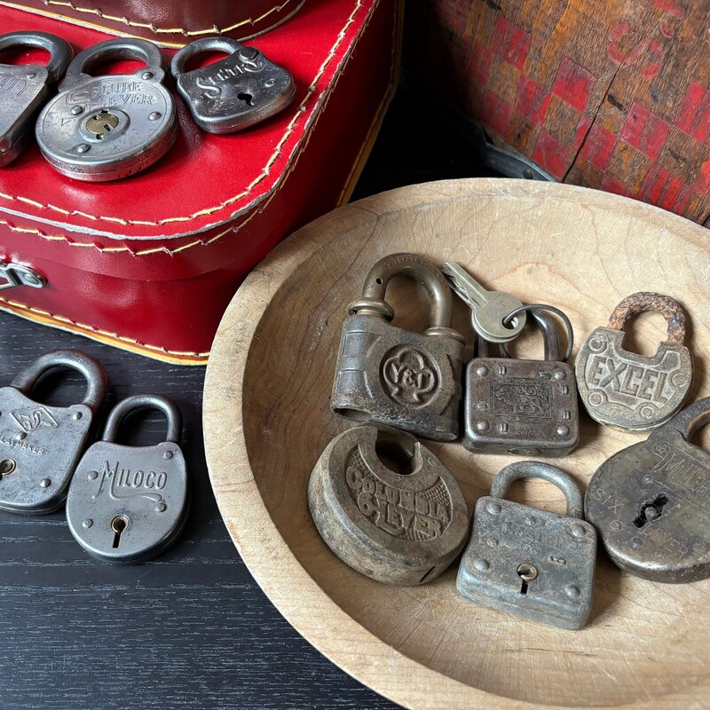 Vintage Padlocks - Etsy