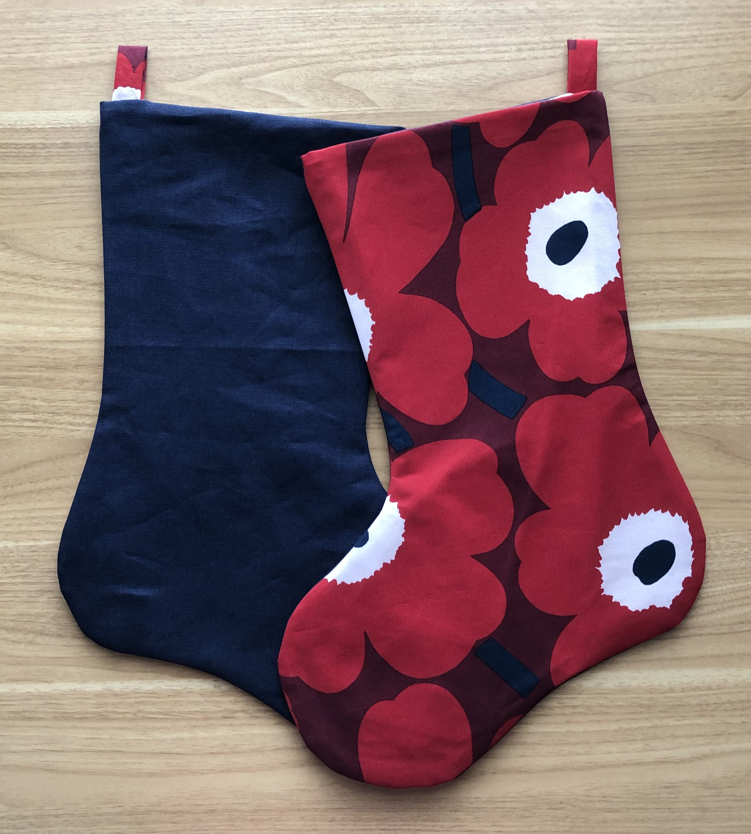 Marimekko Red Unikko Poppy Christmas Stocking - Etsy