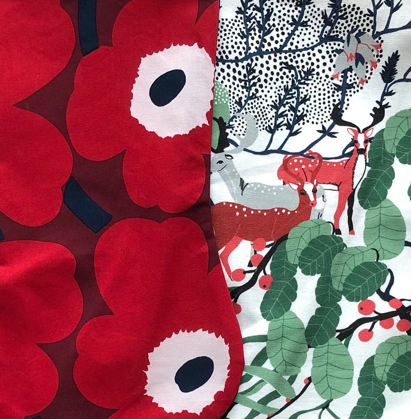 Marimekko Red Unikko Poppy Christmas Stocking - Etsy