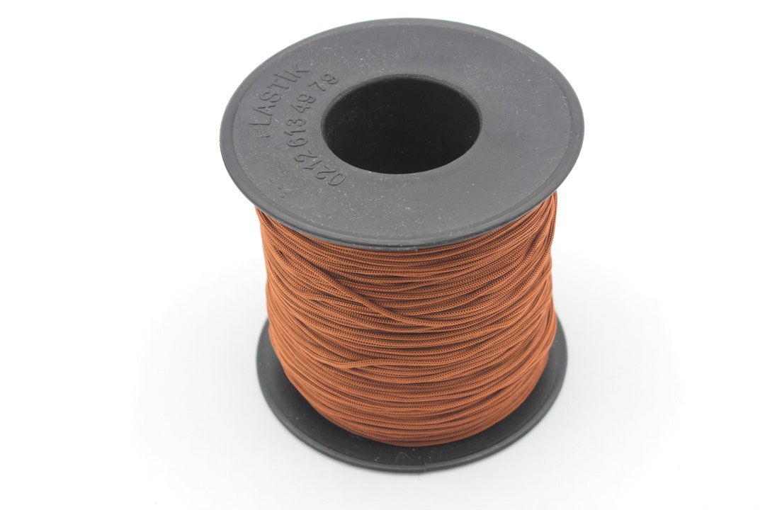 100 Meters 0,8mm Brown, Round Polyester Cord, Polyester Cord for ...