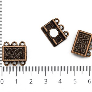 18mm 3 Loop Connector, Multi Strand Clasps, Magnetic Clasps, Multi ...