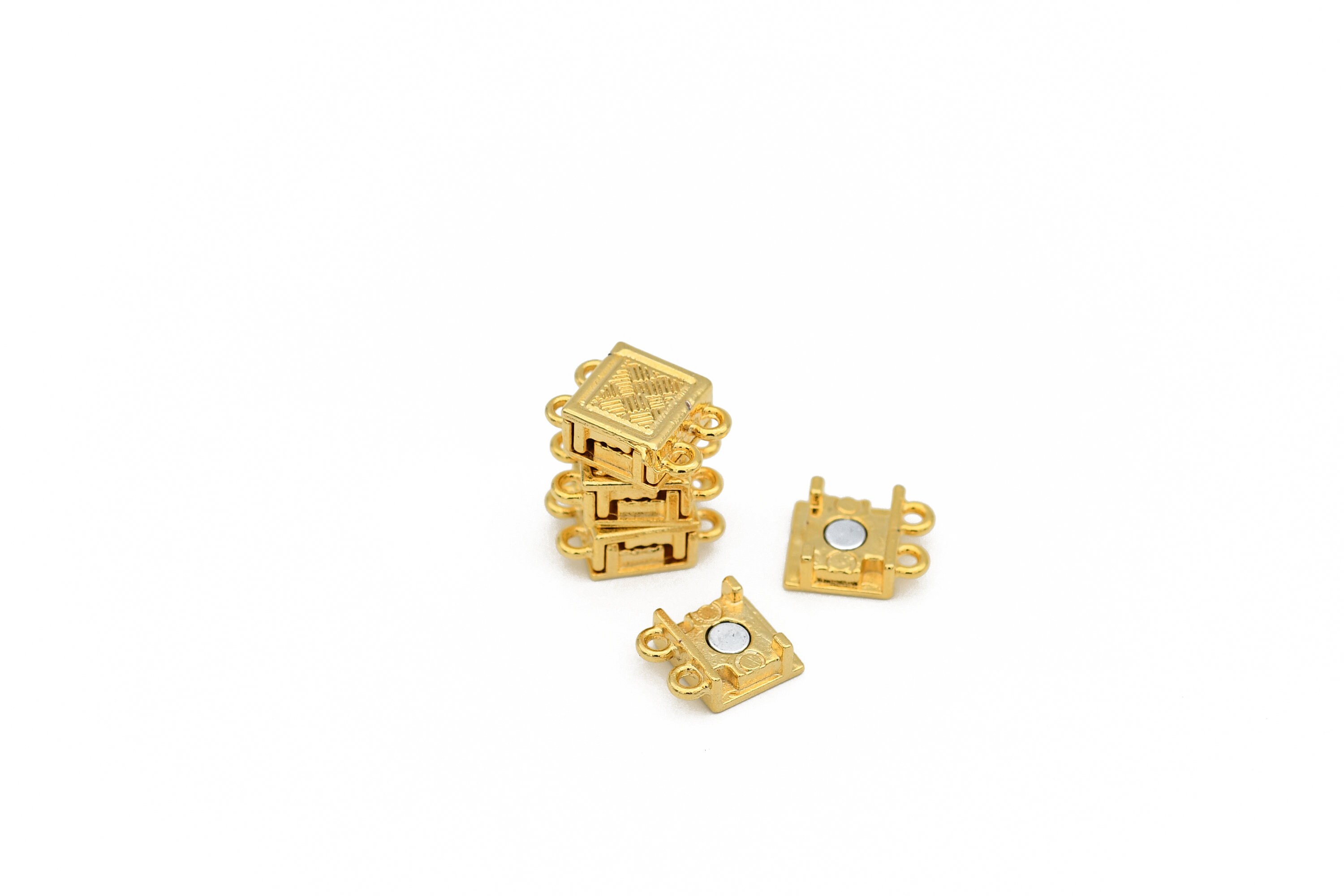 11x17mm Two Loop Connector, Multi Strand Clasps, Magnetic Clasps, Multi ...