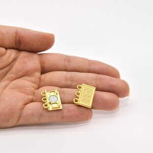 18mm 3 Loop Connector, Multi Strand Clasps, Magnetic Clasps, Multi ...