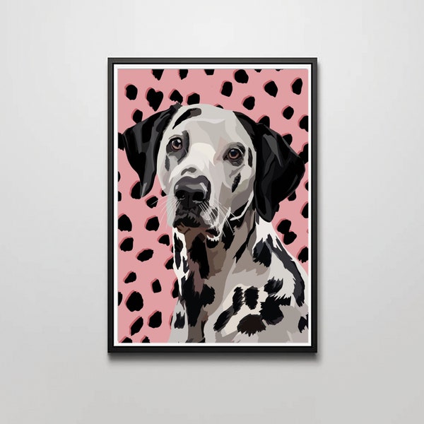 Dalmation Print Room Decor - Etsy