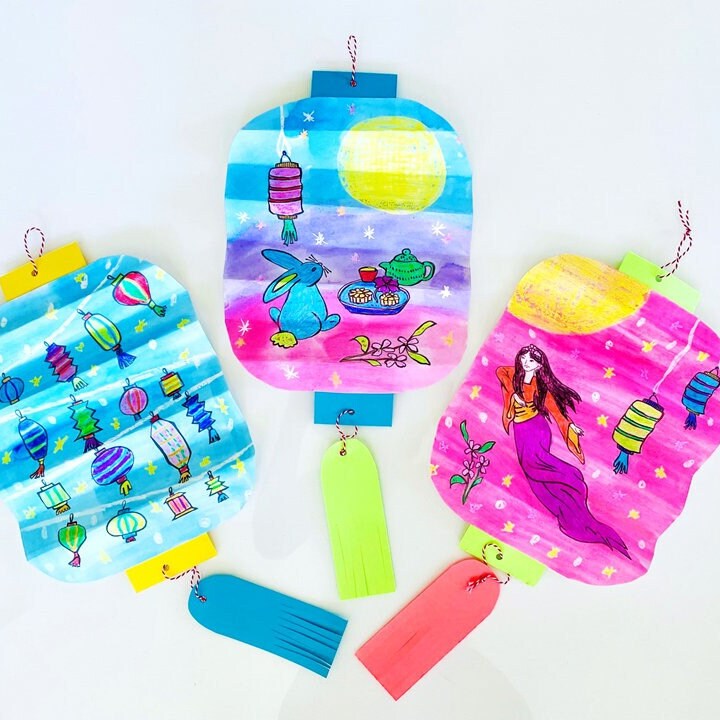 China Mid Autumn Moon Festival Craft Kit for Kids Includes - Etsy UK