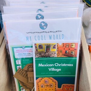 DIY Mexican Christmas Village Pop-up Craft Kit for Kids, Las Posadas ...