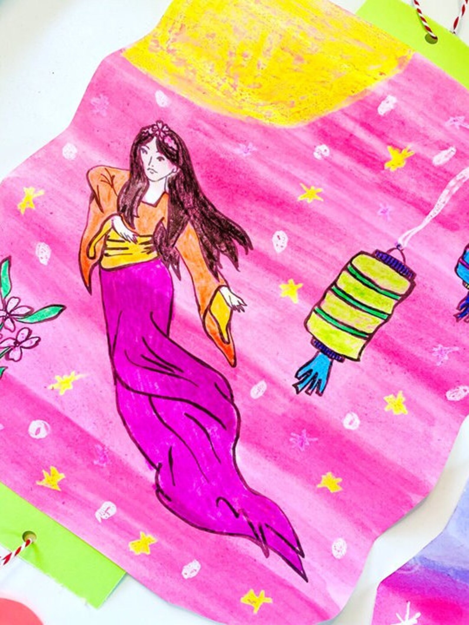 China Mid Autumn Moon Festival Craft Kit for Kids Includes Info Booklet ...