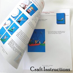 DIY Gondolas Craft Kit for Kids, Venice, Italy, World Cultures Learn ...