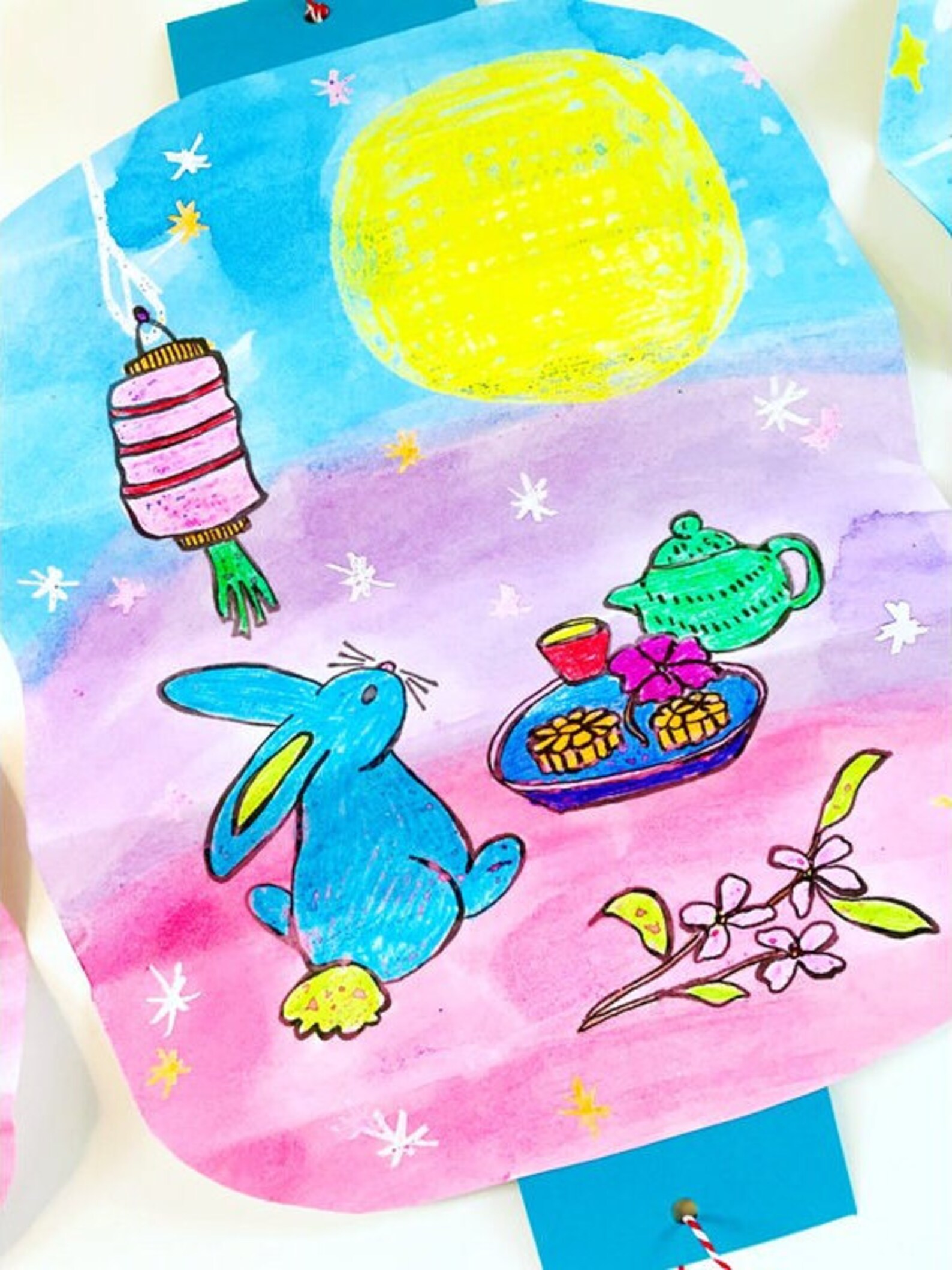 China Mid Autumn Moon Festival Craft Kit for Kids Includes Info Booklet ...