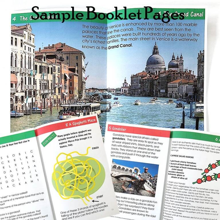 DIY Gondolas Craft Kit for Kids, Venice, Italy, World Cultures Learn ...